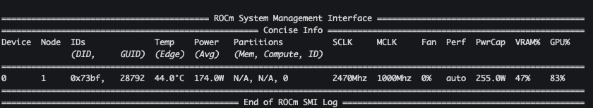 AMD ROCm运行Llama - 徐彪的网络日志